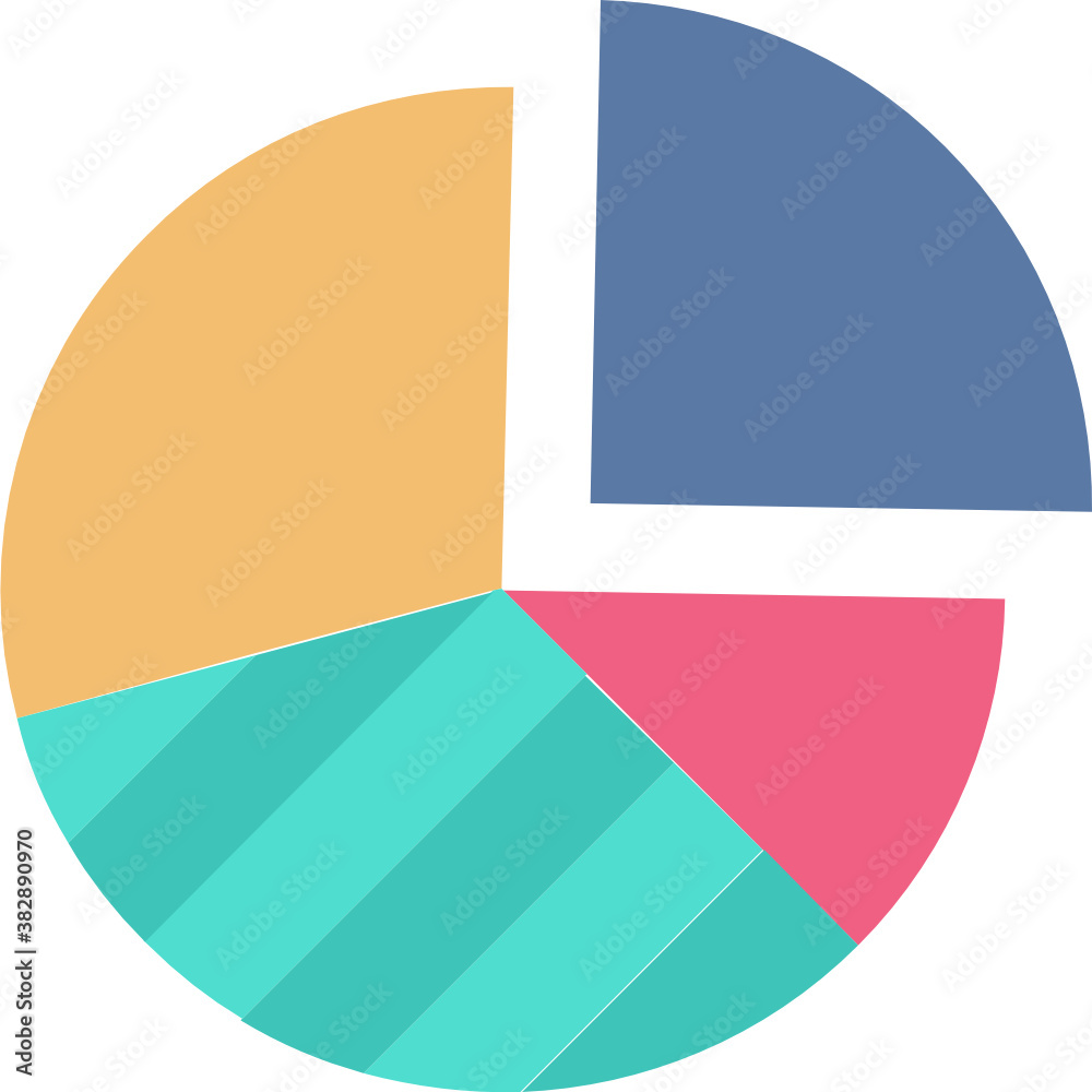 Pie chart, pie graph, graph, report fully editable vector icons Stock ...