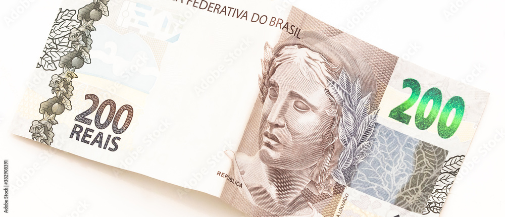 Dinheiro, Brasil, Reais, Real Brasileiro, Real. Nova nota de 200 reais ...