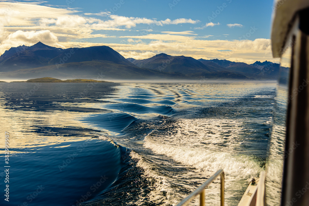 Beagle Channel is a strait in Tierra del Fuego Archipelago on the ...