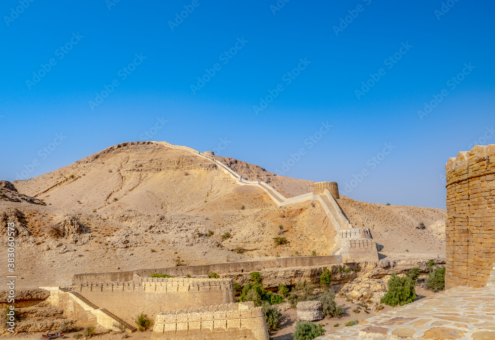 Ranikot Fort is a historical Talpur fort near Sann, Jamshoro District ...