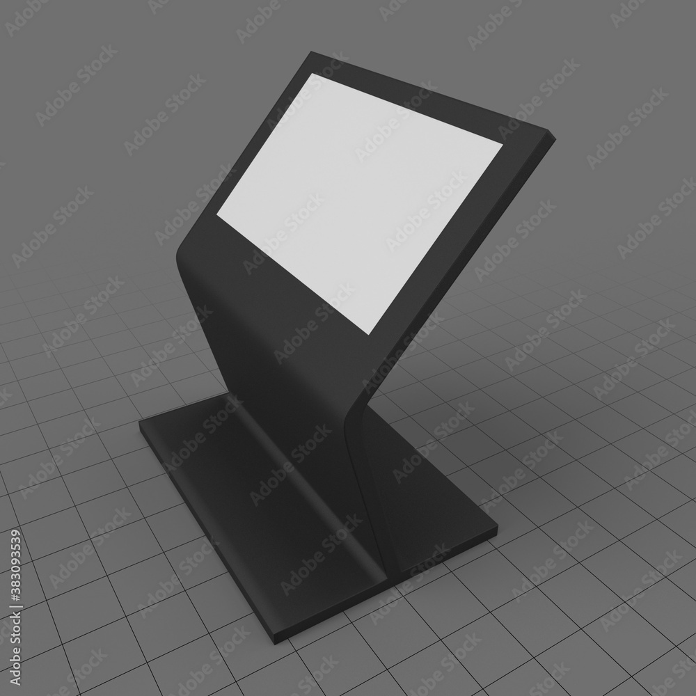 Mall screen Stock 3D asset | Adobe Stock