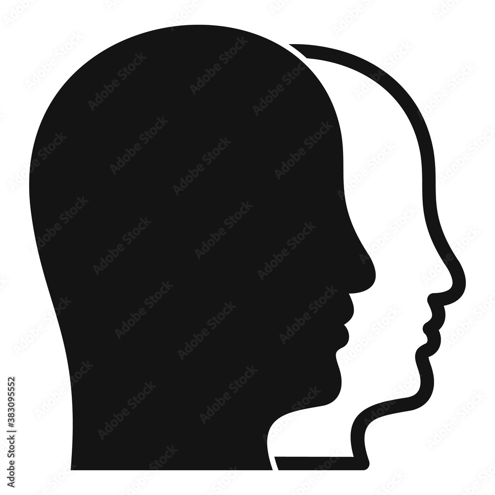 Stop racism discrimination icon. Simple illustration of stop racism ...