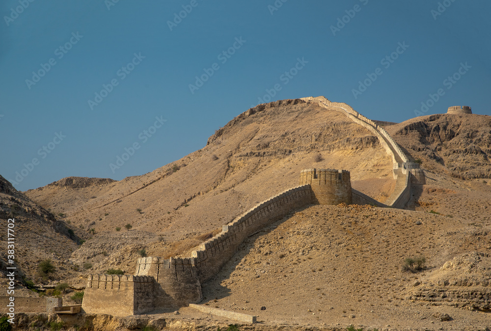 Ranikot Fort is a historical Talpur fort near Sann, Jamshoro District ...