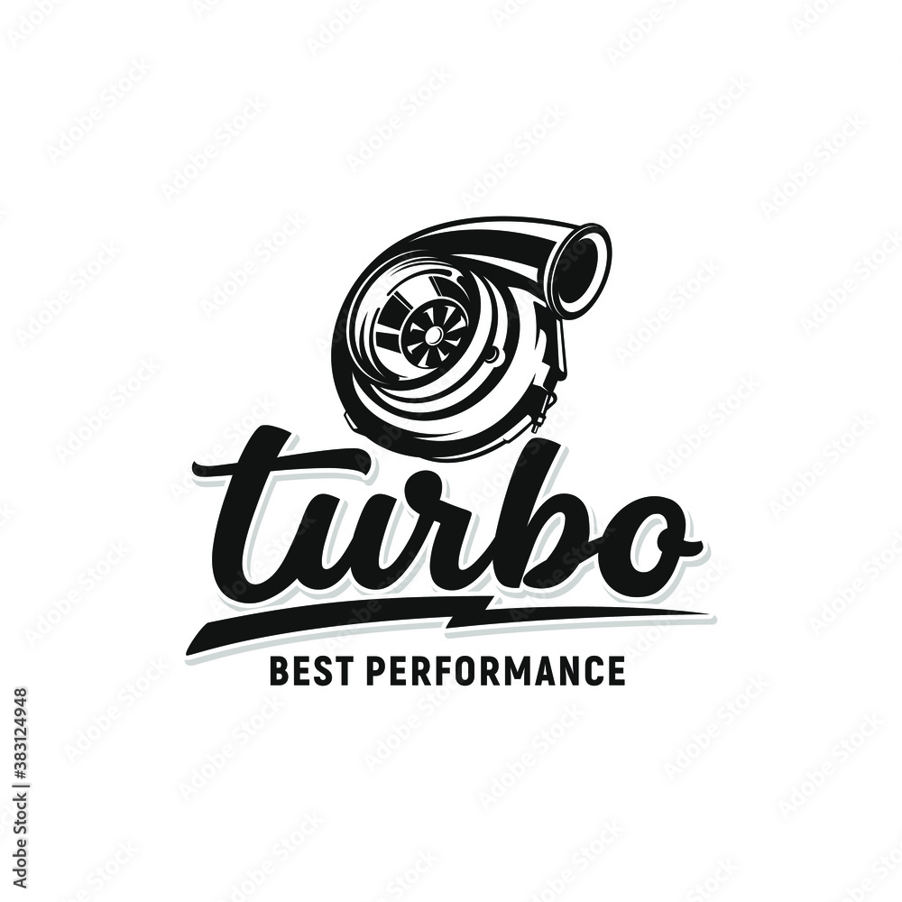 Turbo performance auto logo design inspiration Stock Vector | Adobe Stock