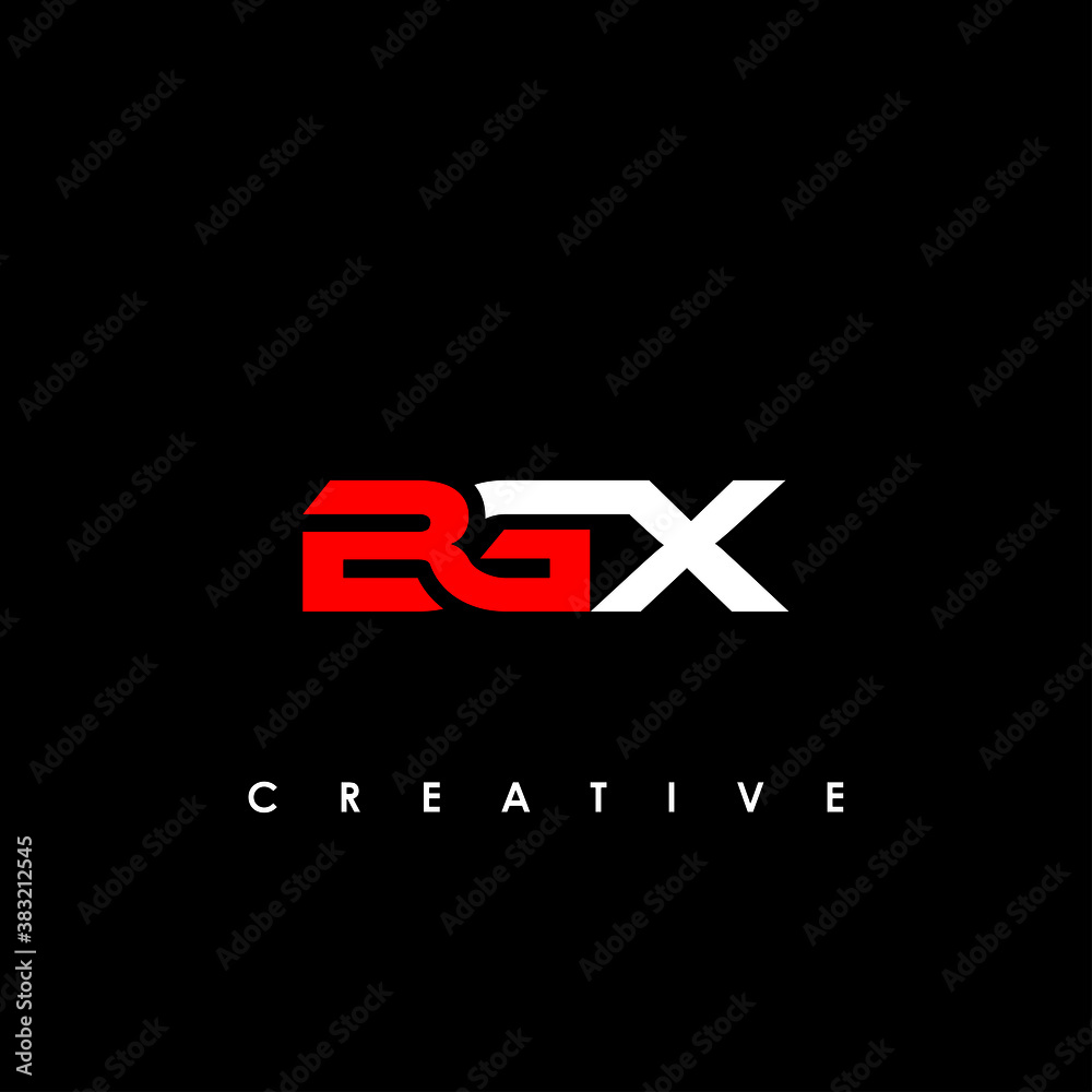 BGX Letter Initial Logo Design Template Vector Illustration Stock ...