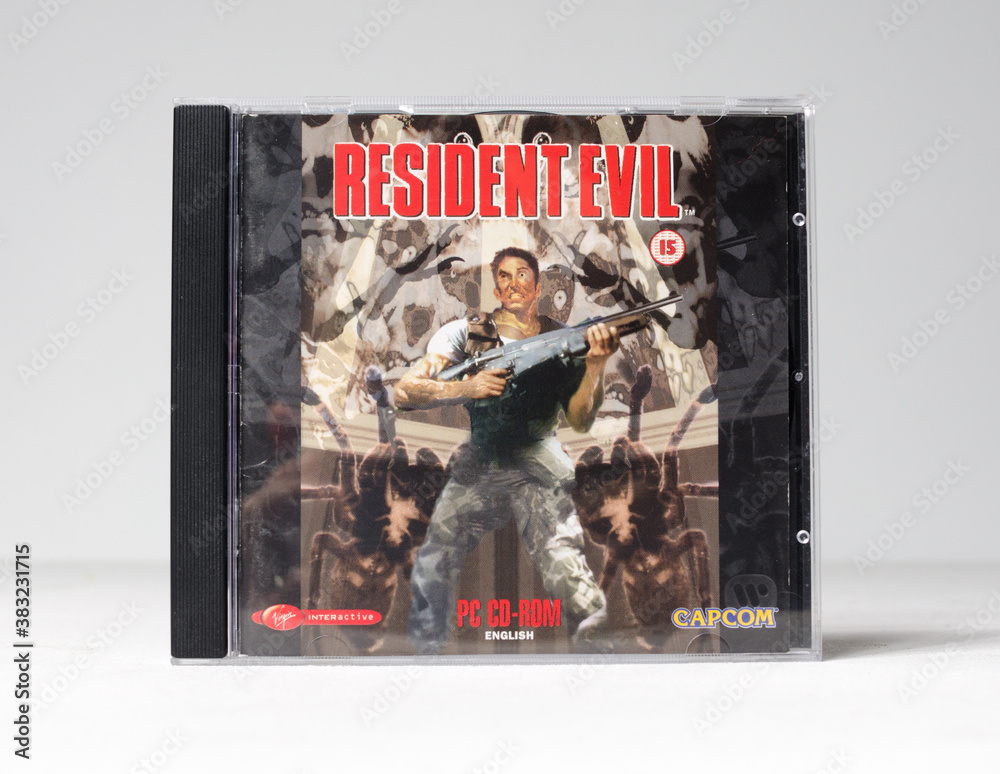 lodnond, UK 05/05/2019 Resident Evil pc cd rom computer video game by ...