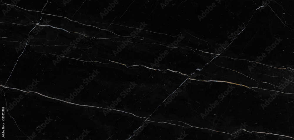 Luxurious black agate marble texture with white veins, polished marble ...