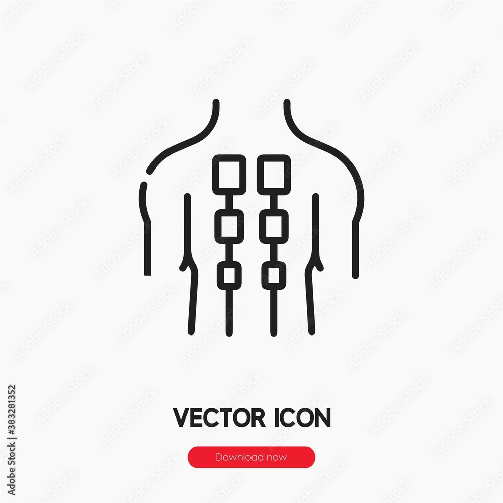 electrotherapy icon vector. Linear style sign for mobile concept and ... electrotherapy icon vector. Linear style sign for mobile concept and ...