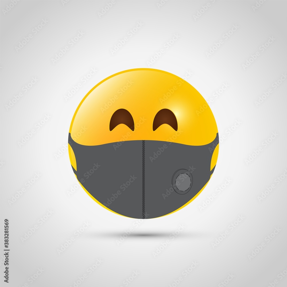 Smiley Mask Vector