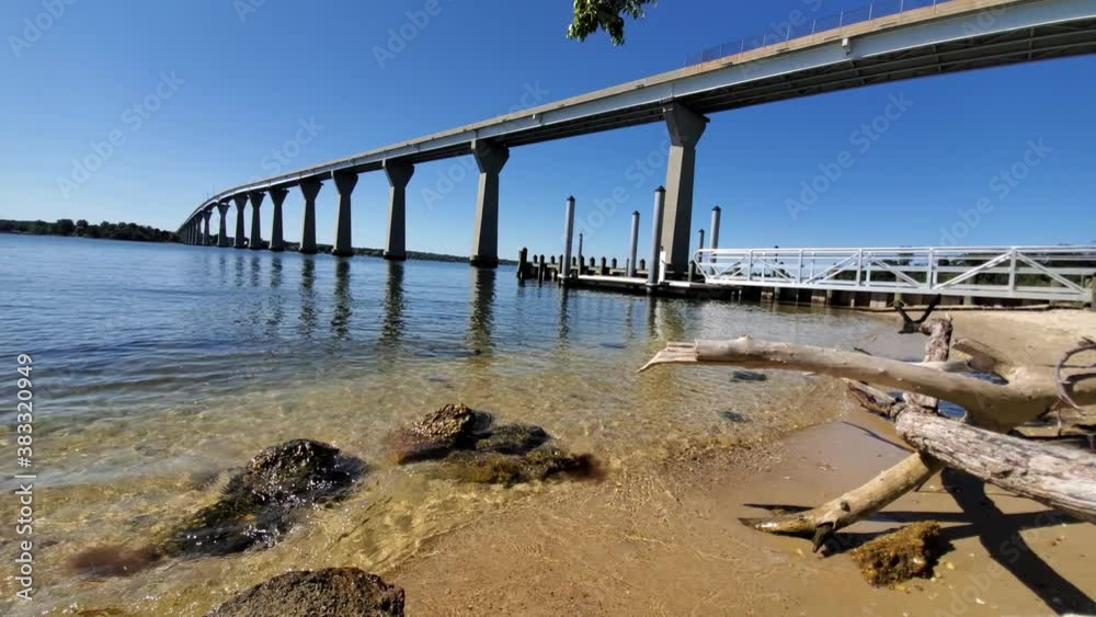Gov. Thomas Johnson Bridge, Solomons Island, Calvert County, Md. The ...