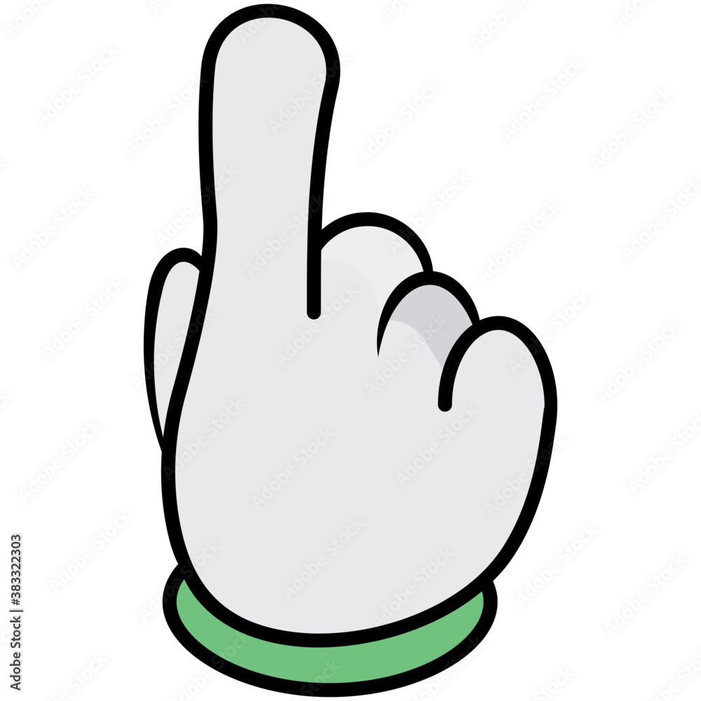 Loser Symbol Hand Gesture Icon Stock Vector Adobe Stock