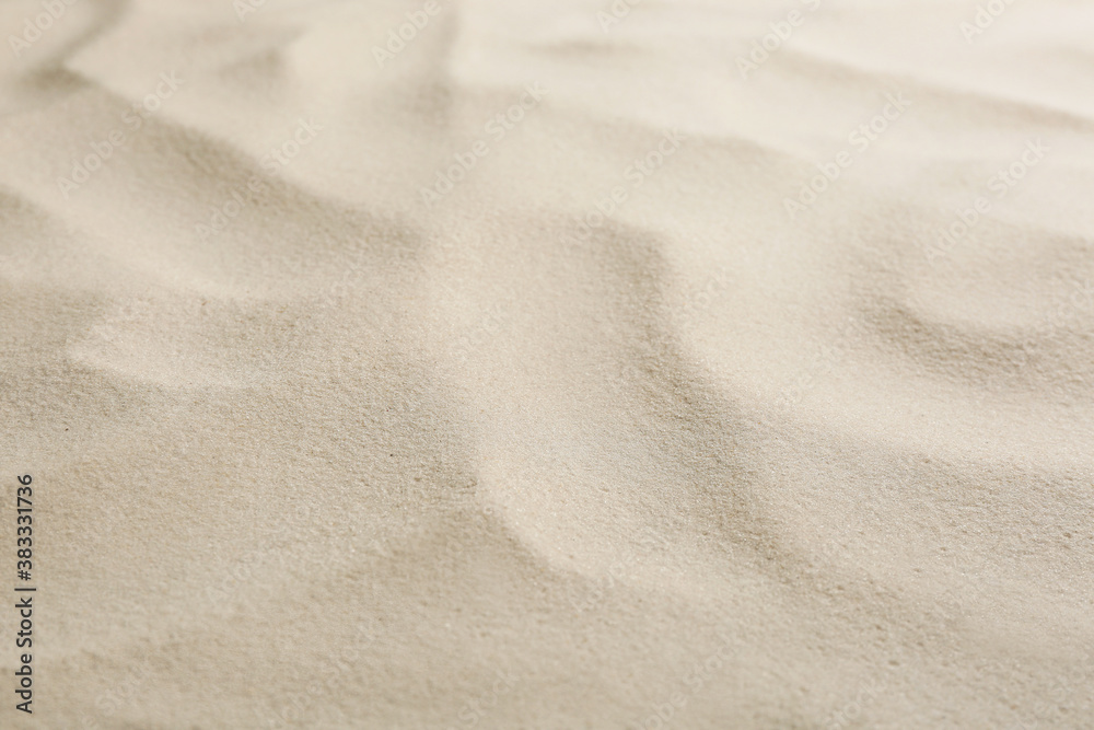 Dry beach sand as background, closeup view Stock Photo | Adobe Stock
