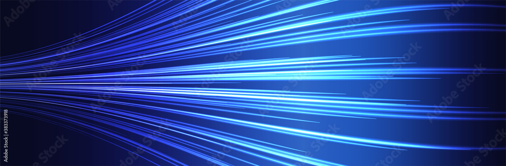 Abstract blue background. Warped Line pattern. Dark futuristic ...