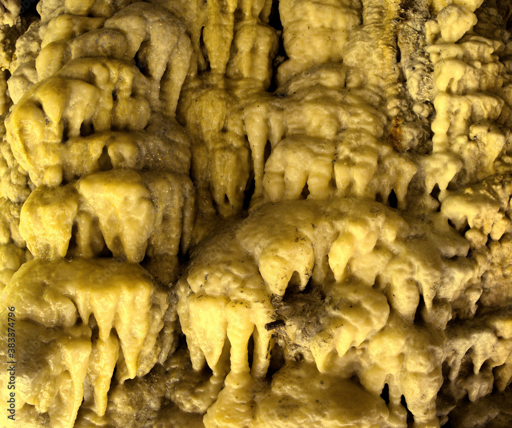 Calcite formations in Höllgrotten Cave, Baar Stock Photo | Adobe Stock