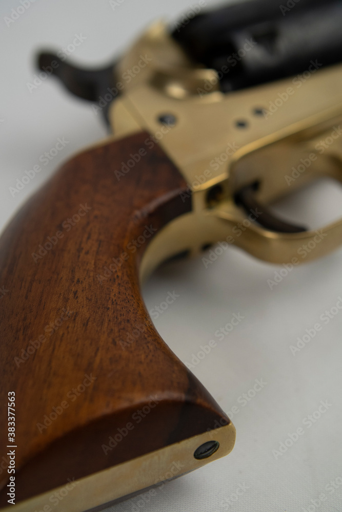 M1851 Colt Navy Revolver. This was a .36 calibre, black powder, cap and ...