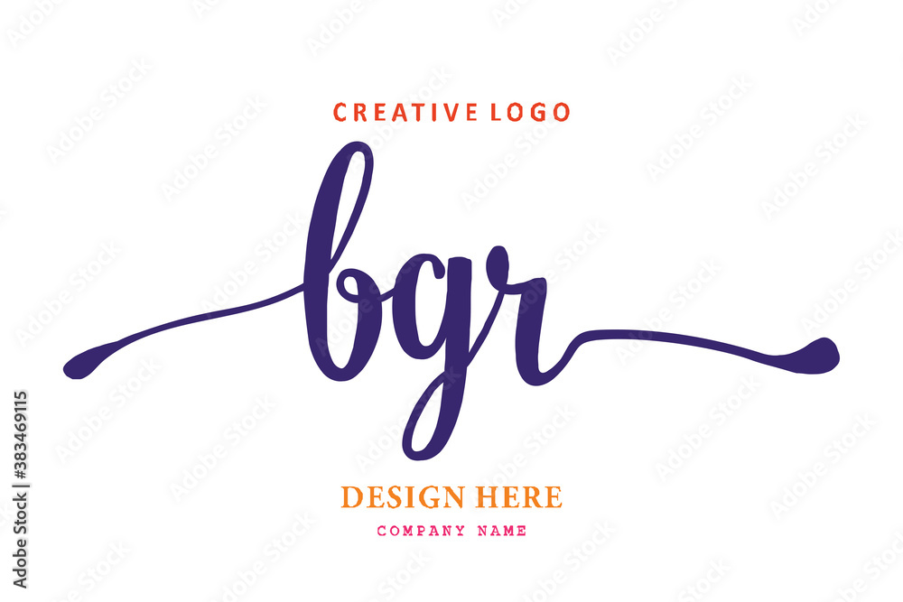pharmacy the composition of the BGR logo is simple, easy to understand ...