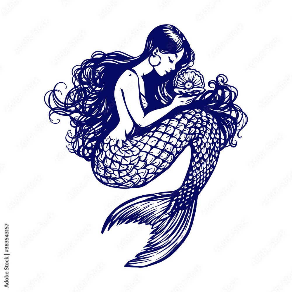 Fantasy Mermaids Tattoos