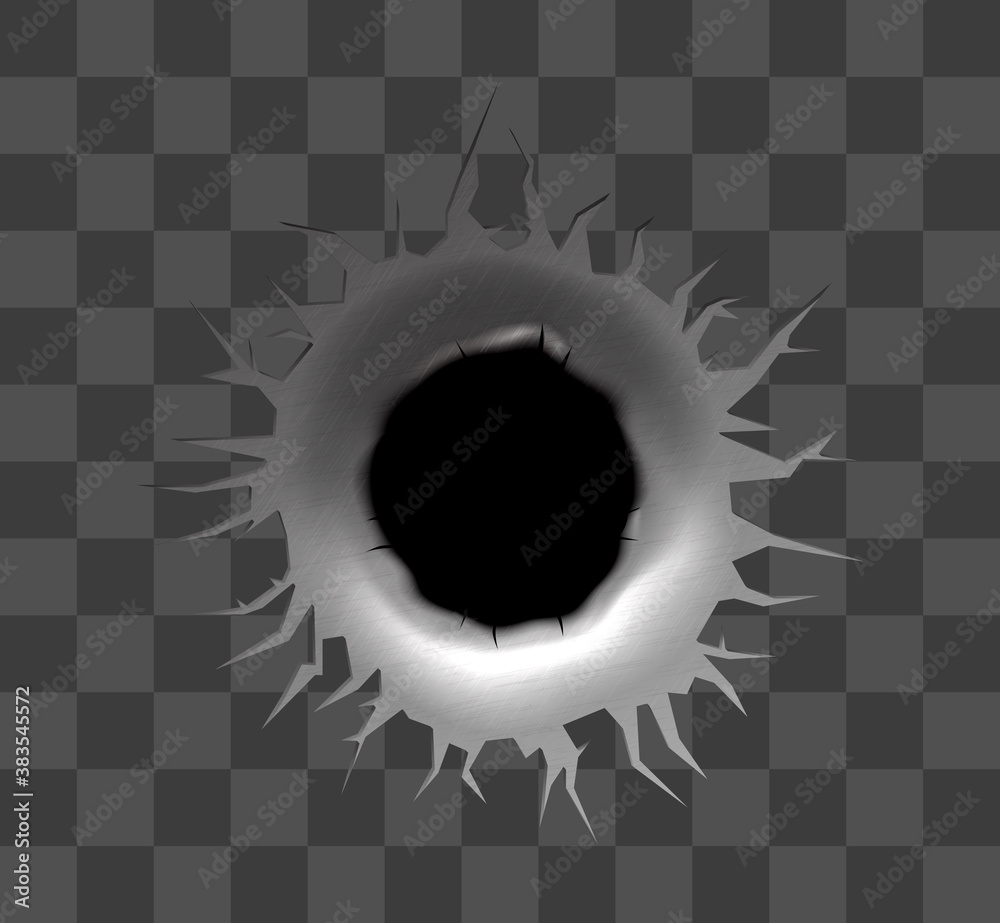 Bullet Hole Metal Png