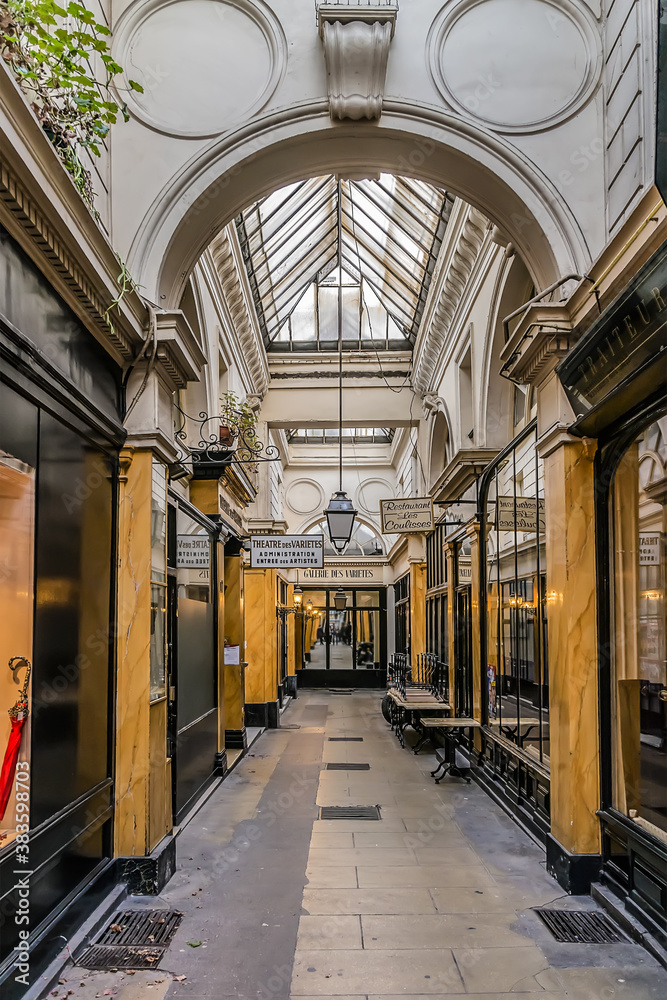 Passage des Panoramas - the oldest covered passages of Paris. Passage ...