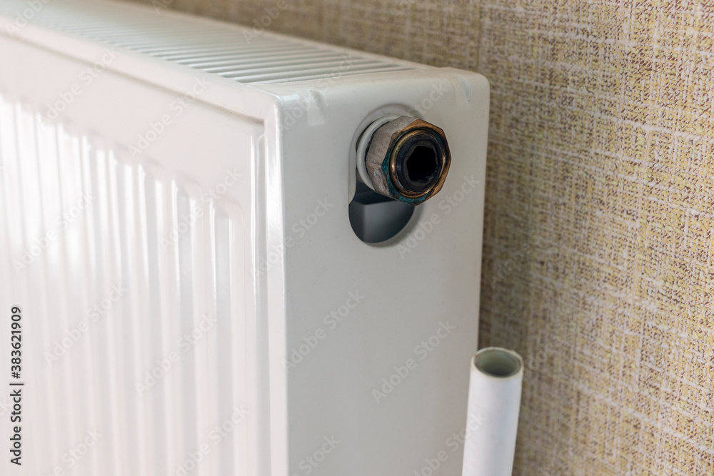 How to connect a faucet to a heating radiator. Step by step ...