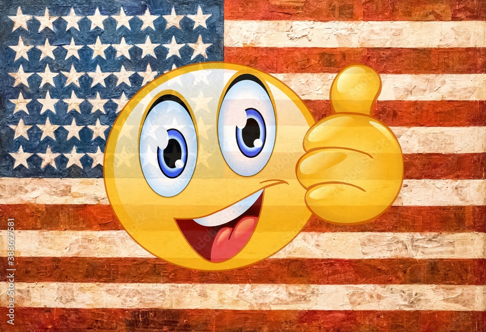 Smiley USA ilustração do Stock | Adobe Stock
