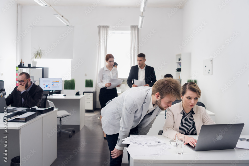 Internship of a new employee at the workplace. Training in official ...