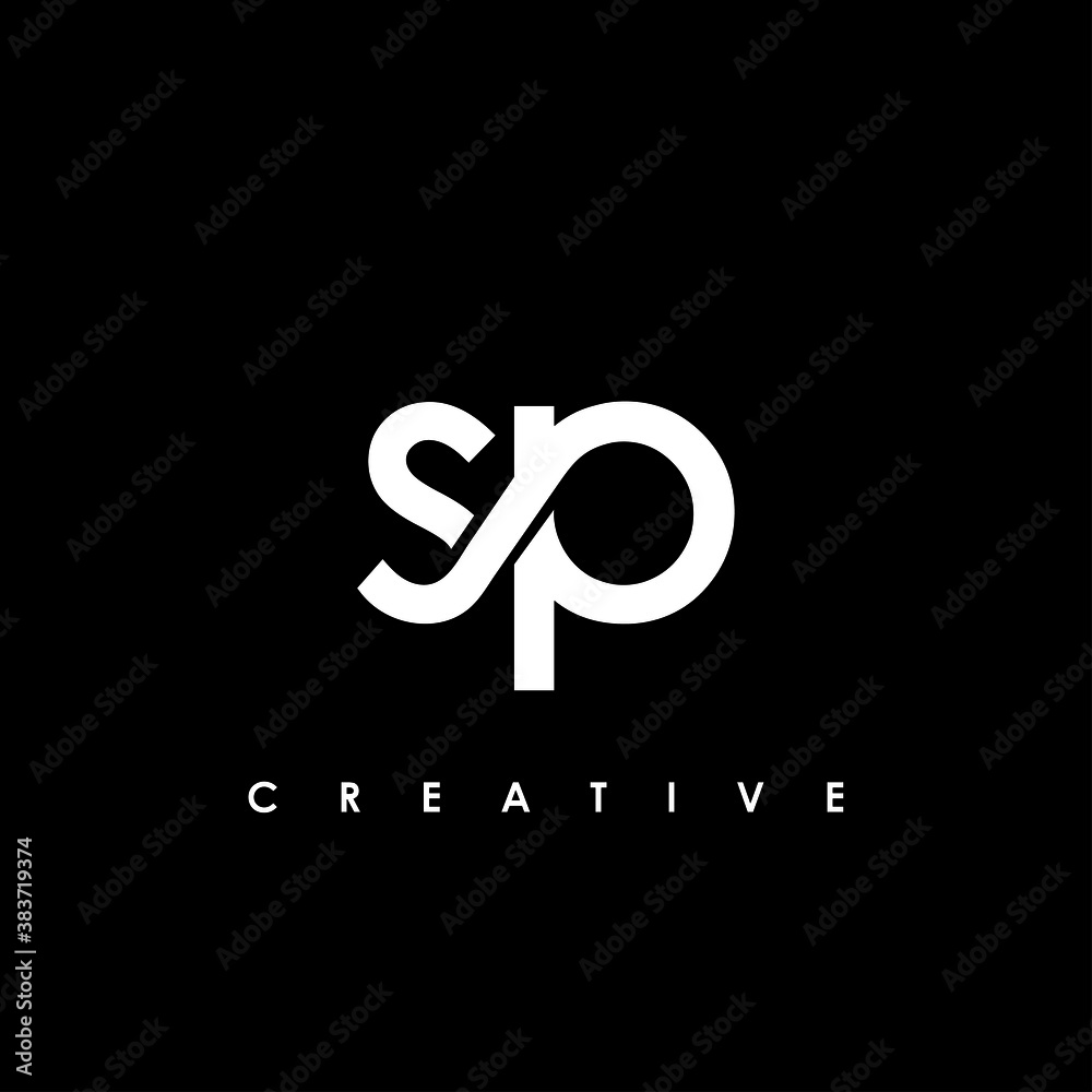 SP Letter Initial Logo Design Template Vector Illustration Stock Vector ...
