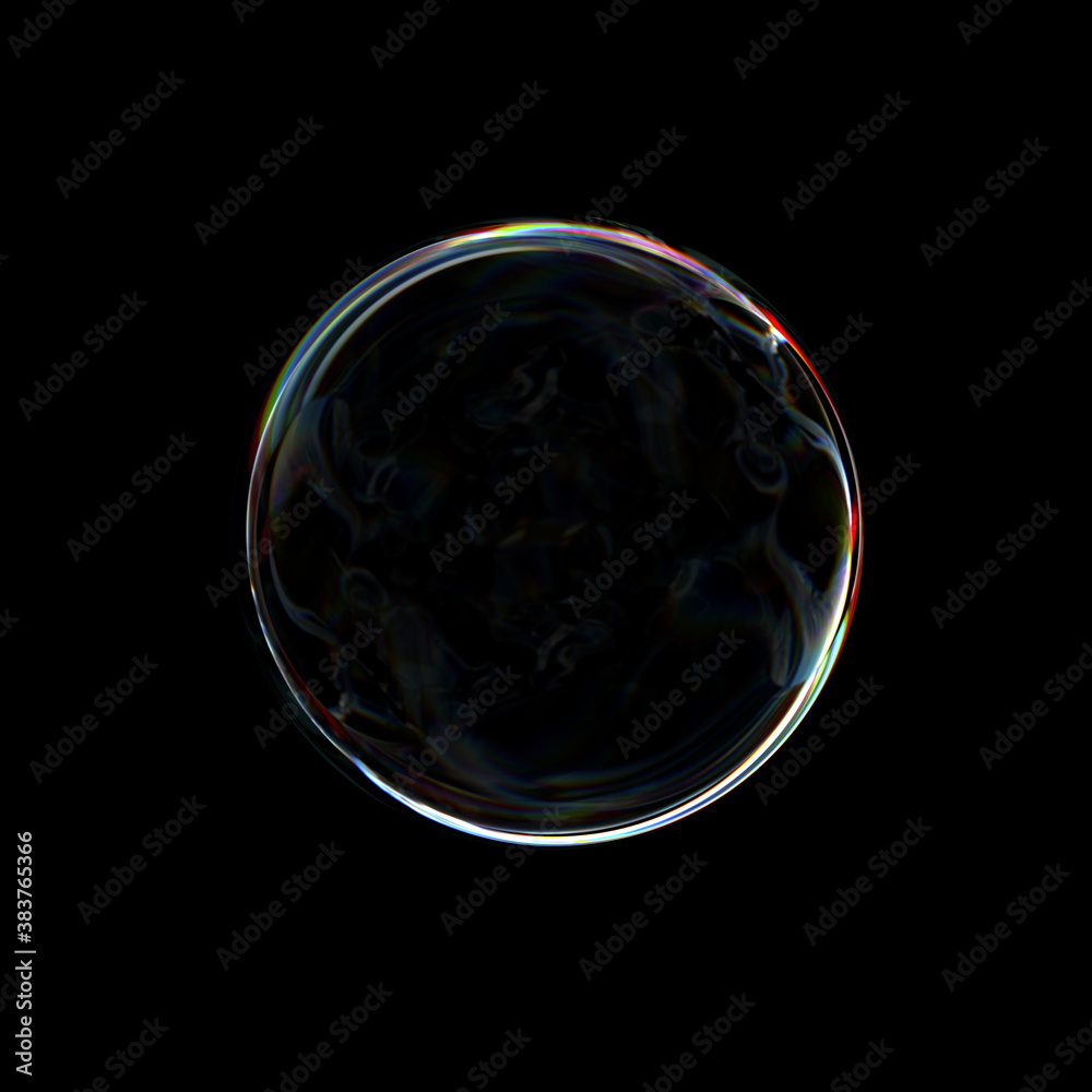Round colorful fluid frame, holographic gradient design element, 3d ...