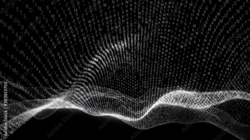 ABC letters wave Seamless loop animation on Green Screen Stock Video ...