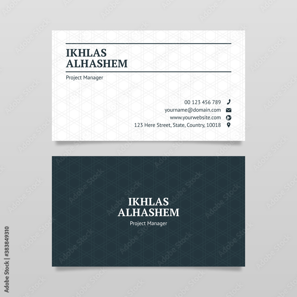 Law Firm Style Business Card Design Template, Lawyer Visiting Card ...