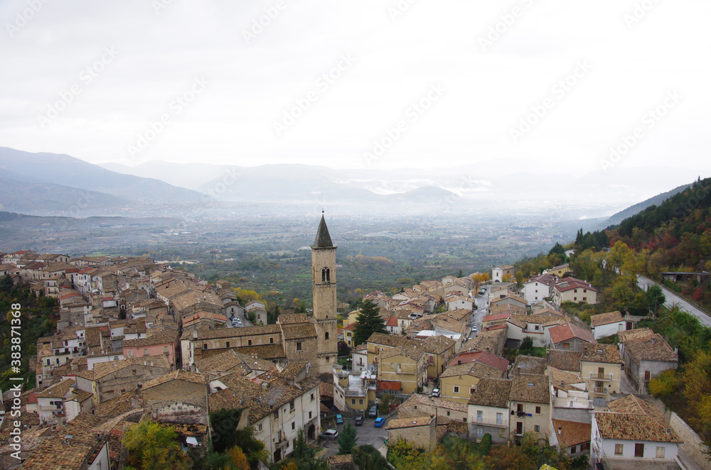Overview of Pacentro (AQ) - one of the most beautiful villages in Italy ...