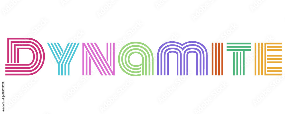 Dynamite - BTS Stock Vector | Adobe Stock