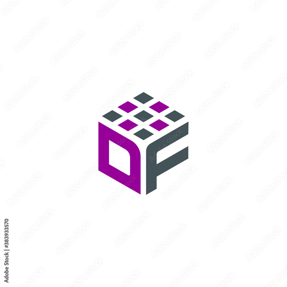DF Letter Event Company Logo and Branding vector Editable and Website ...