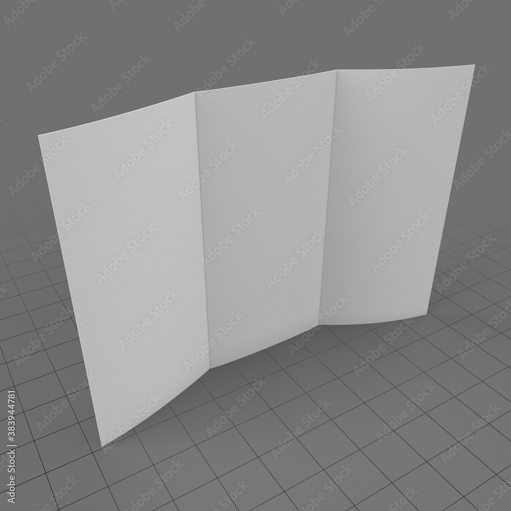 Menu card Stock 3D asset | Adobe Stock