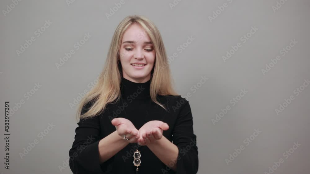 Holds out in an emotional expression of amazement. Thank you. Beautiful ...