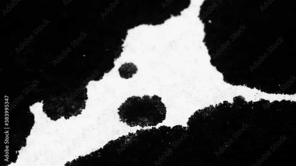 white smoke powder explosion fluid ink paint particles slow motion ...