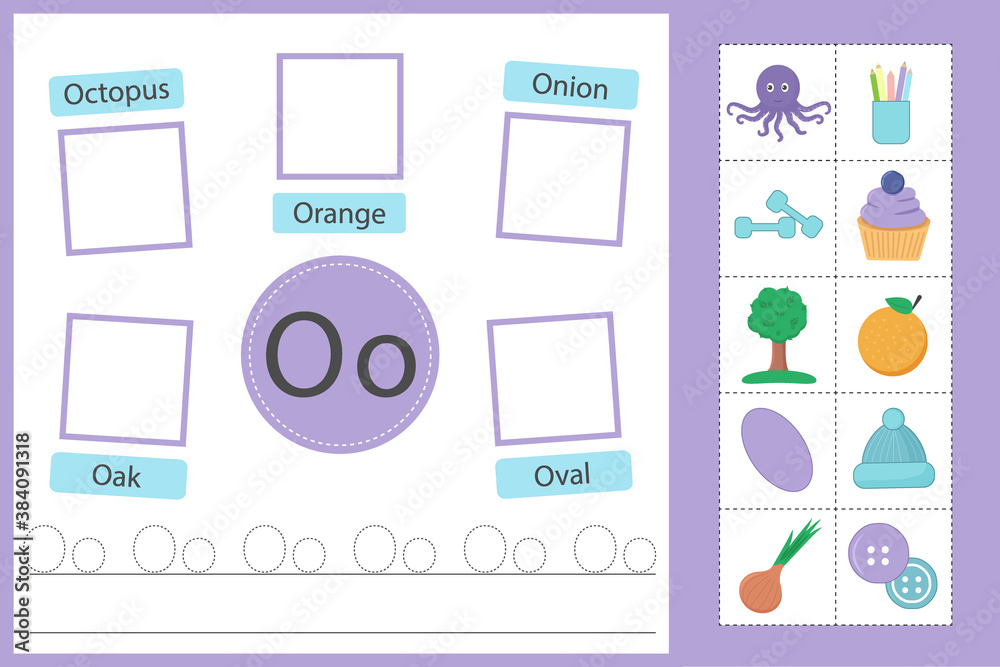 Alphabet tracing worksheet for preschool and kindergarten. Writing ...