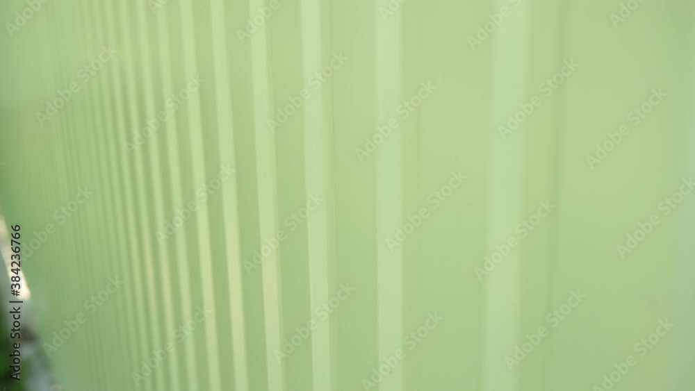 Light-green metal plate. Siding. Seamless surface of galvanized steel ...