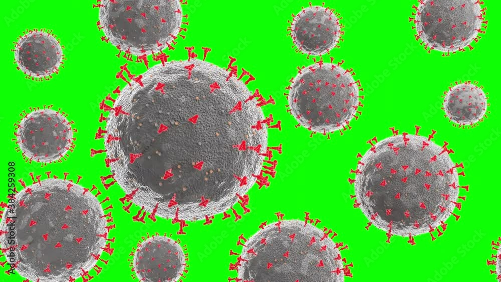 3D animation of the severe acute respiratory syndrome coronavirus cells ...
