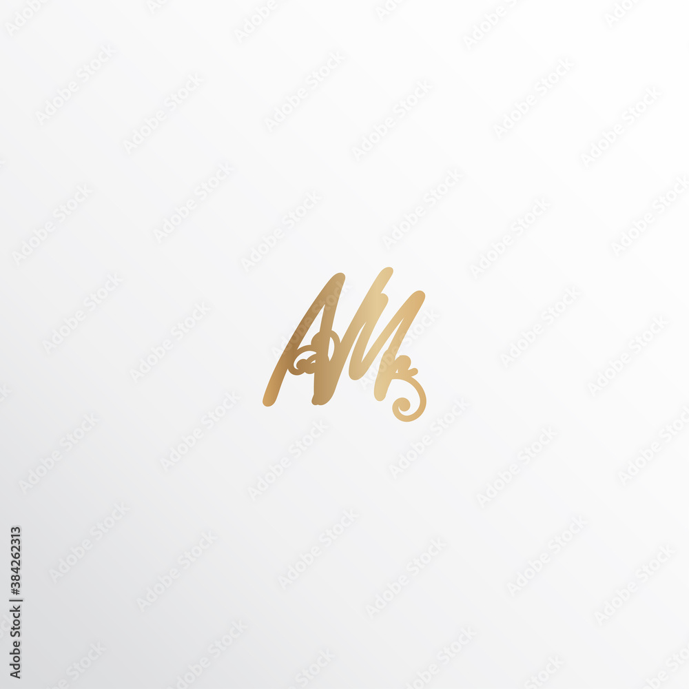 ams letter vector logo design template. Luxury icon concept. Modern ...