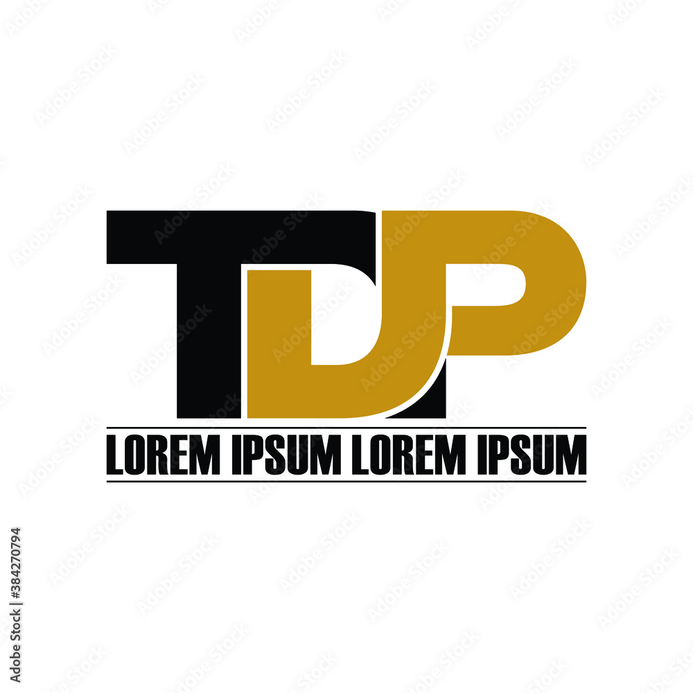 TDP letter monogram logo design vector Stock Vector | Adobe Stock