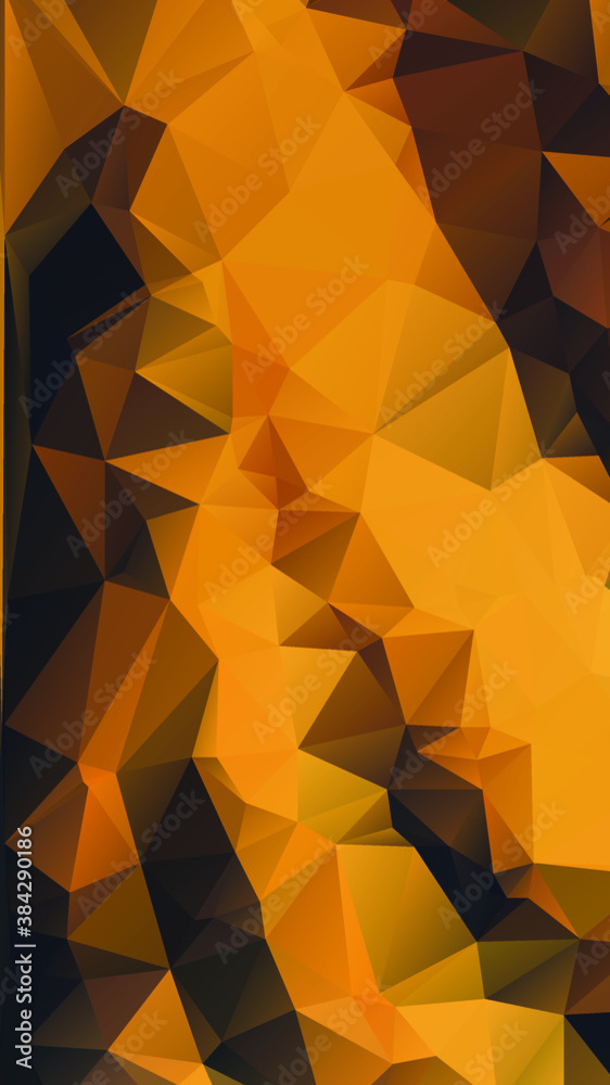 Abstract Yellow Black Color Polygon Background Design, Abstract ...