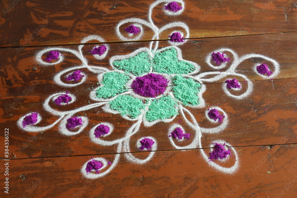 Rangoli in india mainly Southern part of India during Sankranthi,Pongal ...