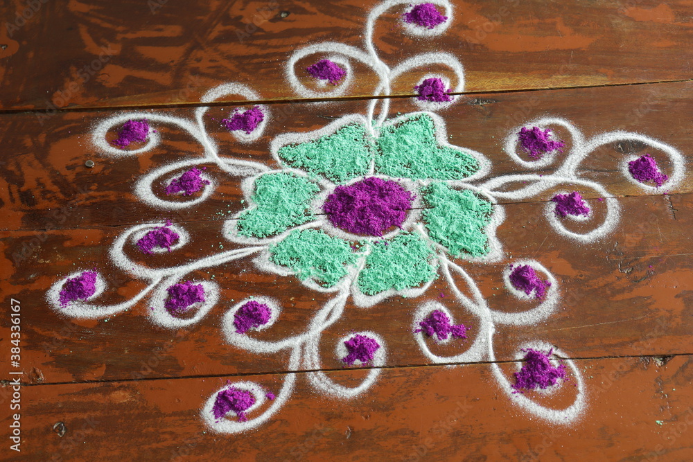 Rangoli in india mainly Southern part of India during Sankranthi,Pongal ...