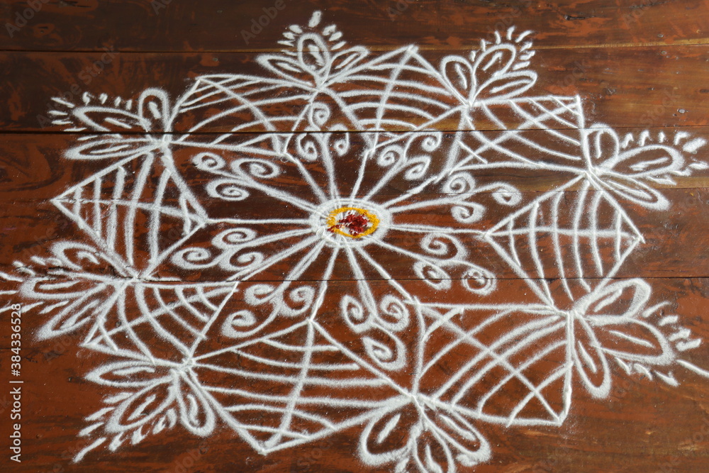 Rangoli in india mainly Southern part of India during Sankranthi,Pongal ...