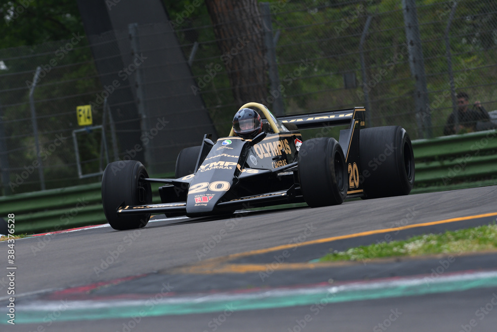 Imola, IT, May, 2017: Unknown run with Historic 1979 Wolf F1 Model WR8 ...