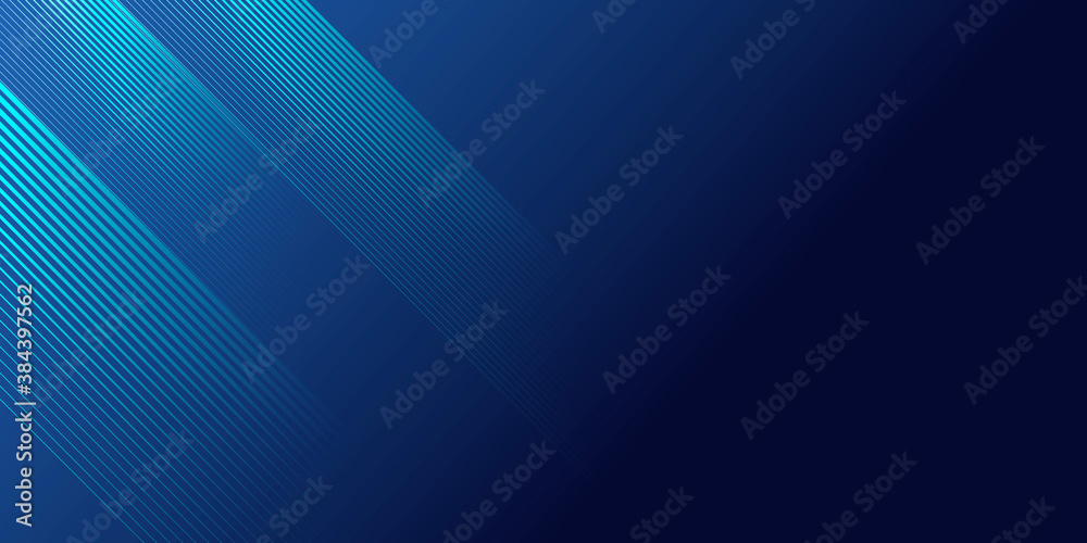 Modern blue abstract geometric technological background. Template ...
