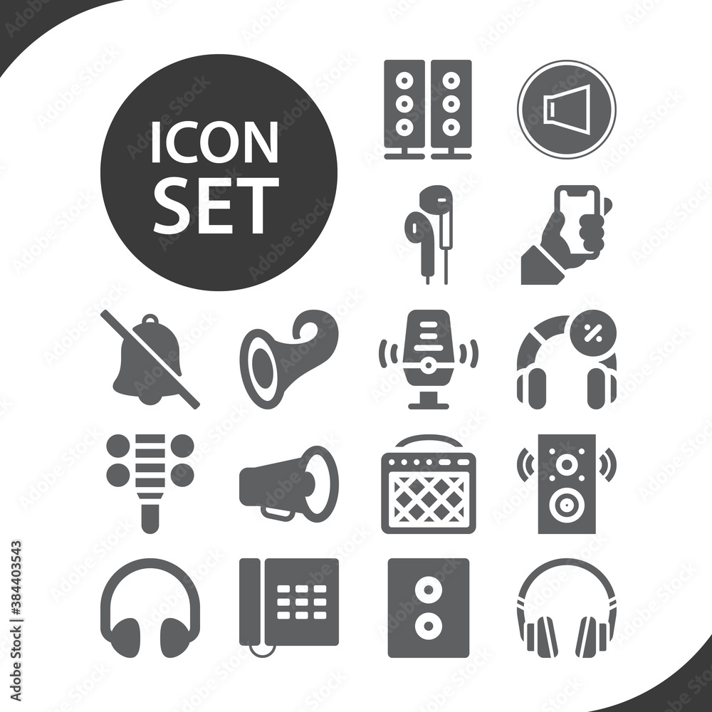 Simple set of consonant related filled icons. Stock Vector | Adobe Stock