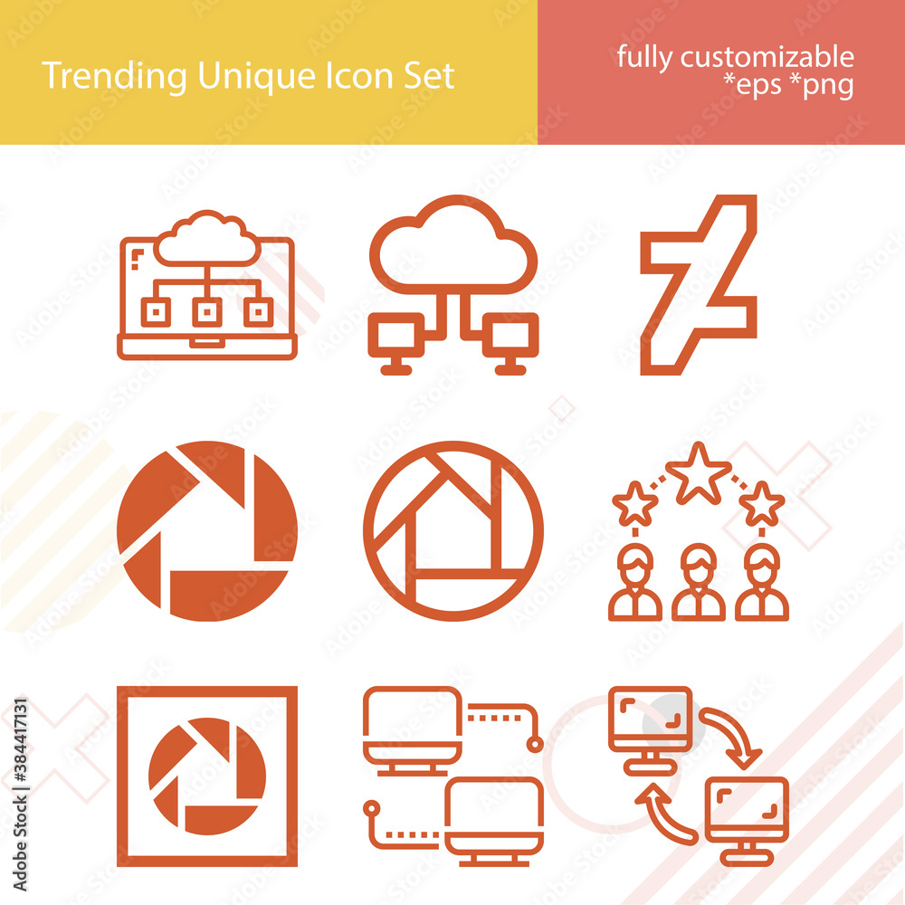Simple set of socialization related lineal icons. Stock Vector | Adobe ...