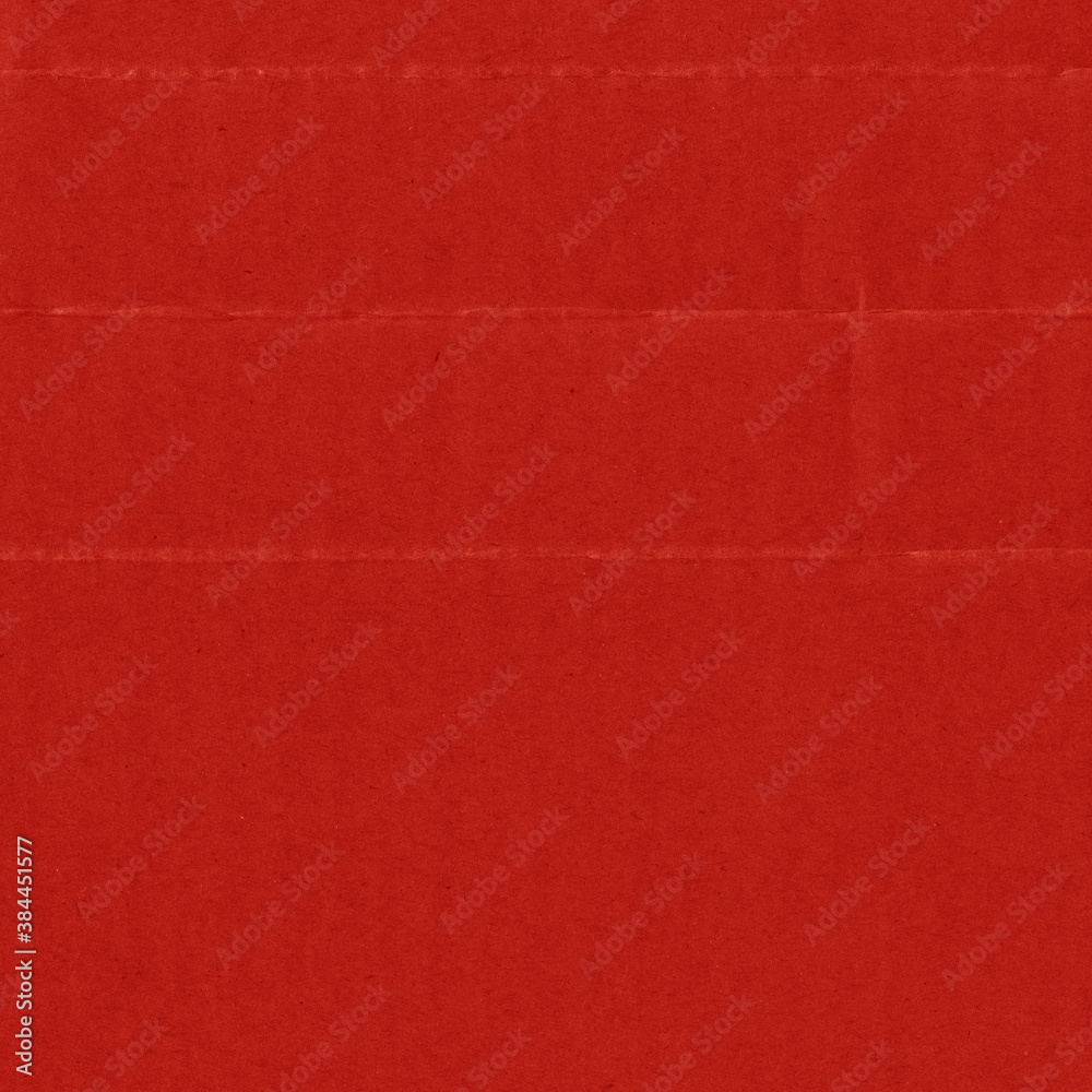 A red vintage rough sheet of carton. Recycled environmentally friendly ...